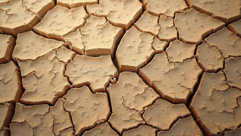 Organic Earthy Pattern of Cracked Beige and Brown Earth Stock ...