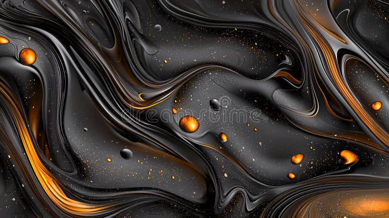Organic Flowing Lines in Dark Colors, Creating an Abstract Topographic ...