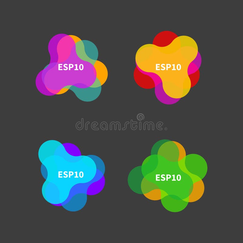 Organic Fluid Transparent Shape, Frame Stock Vector - Illustration of ...