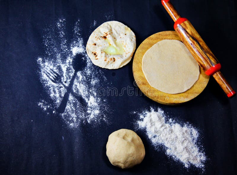 Organic fresh food roti stock photo. Image of food, plant - 188688042