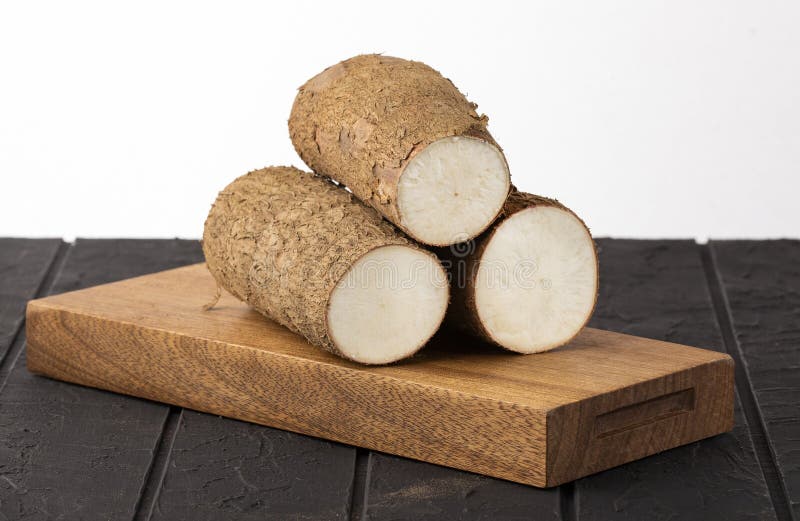 Fresh Organic Cassava Root - Manihot Esculenta Stock Photo - Image of ...