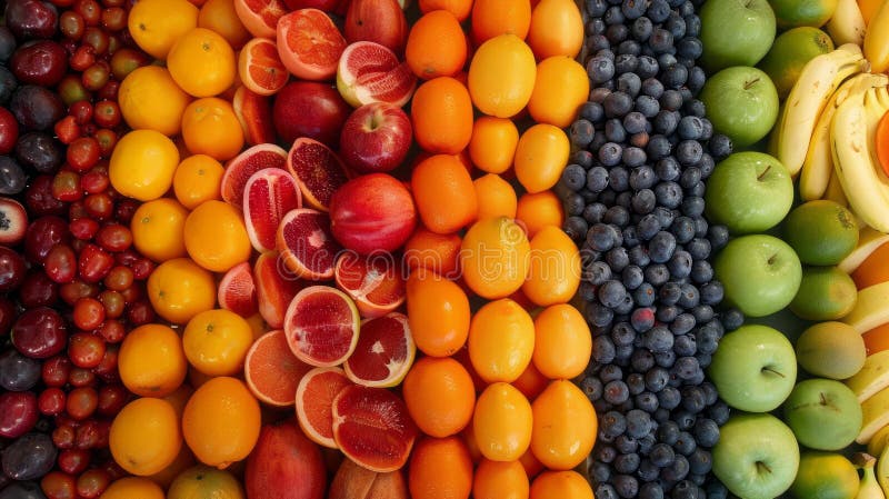 Organic Fruit Texture Display Stock Illustration - Illustration of ...