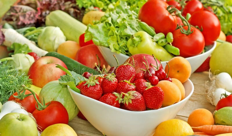 Organic Fruits and Vegetables Stock Image - Image of onion, kiwi: 38134367