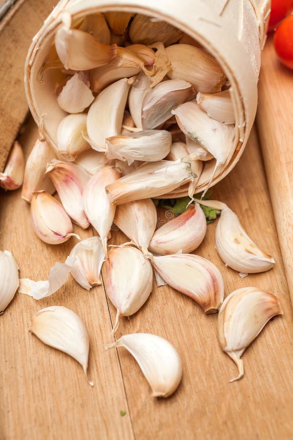 Organic garlic stock photo. Image of garlic, condiment - 32058310
