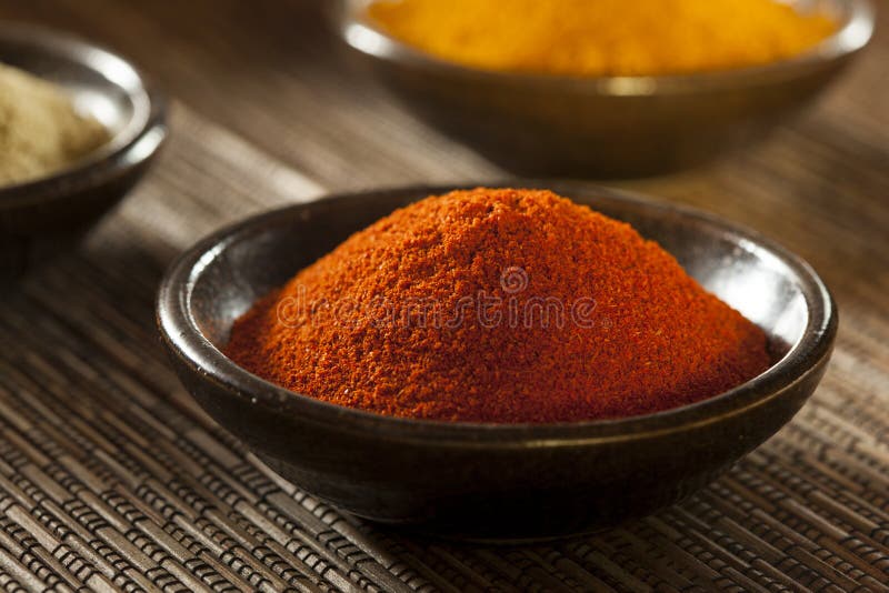 Organic Gourmet Hot Ground Spices Stock Image - Image of condiment ...