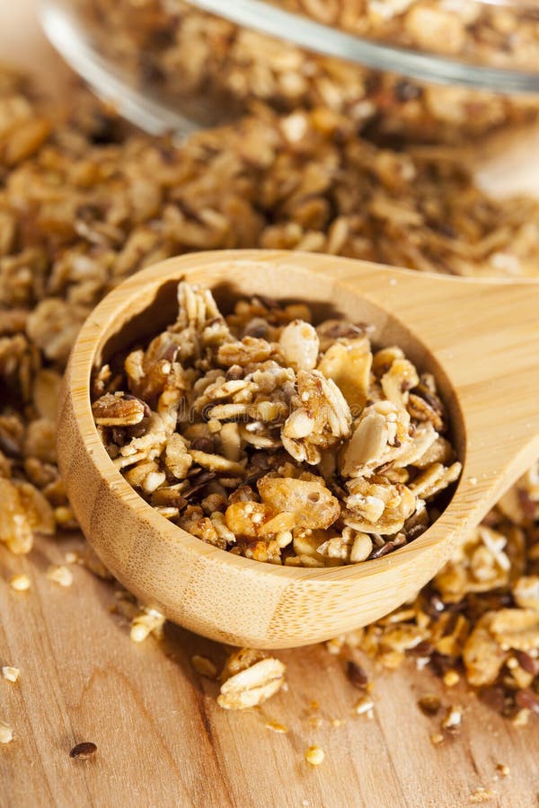 Organic Granola Cereal stock photo. Image of dieting - 29171738