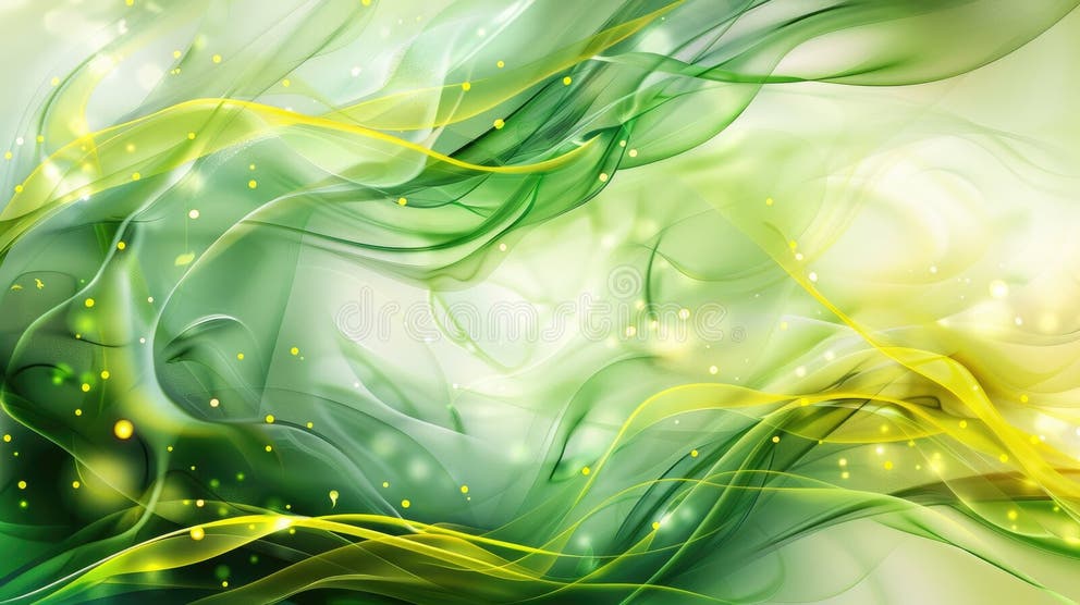 Organic Green Abstract Background Inspired by Nature, Ai Generated ...