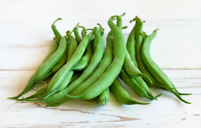Organic green beans stock image. Image of fresh, rustic - 45392003