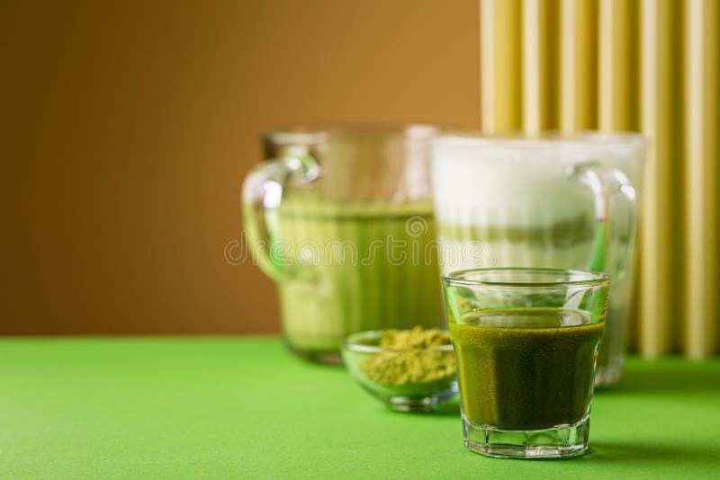Organic Green Matcha Tea stock image. Image of oriental - 268612493