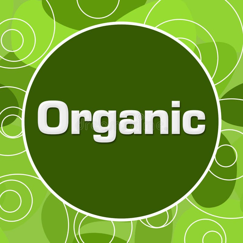Organic Green Random Circular Background Stock Illustration ...