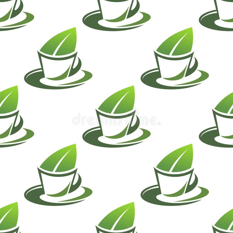 Seamless Tea Leaf Stock Illustrations – 10,287 Seamless Tea Leaf Stock ...