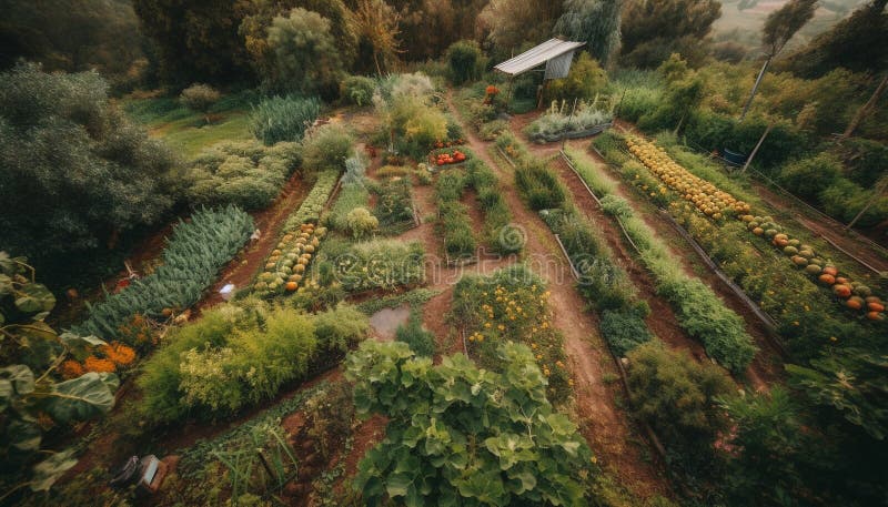 Organic Growth in Autumn Landscape, Beauty Abounds Generated by AI ...
