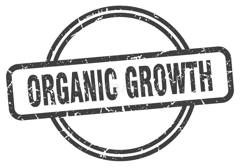 Organic Growth Banner Template. Organic Growth Ribbon Label Stock ...