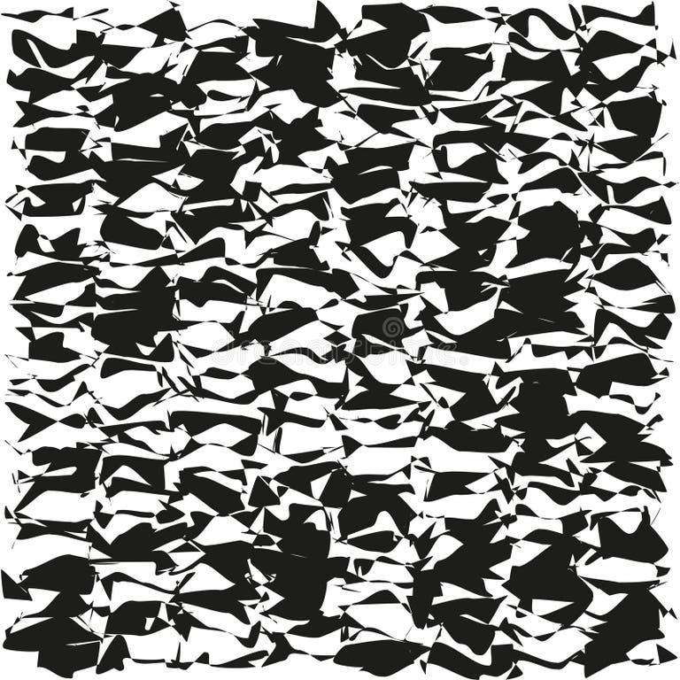 Organic Grunge Texture. Distorted Abstract Pattern. Black Splatter ...