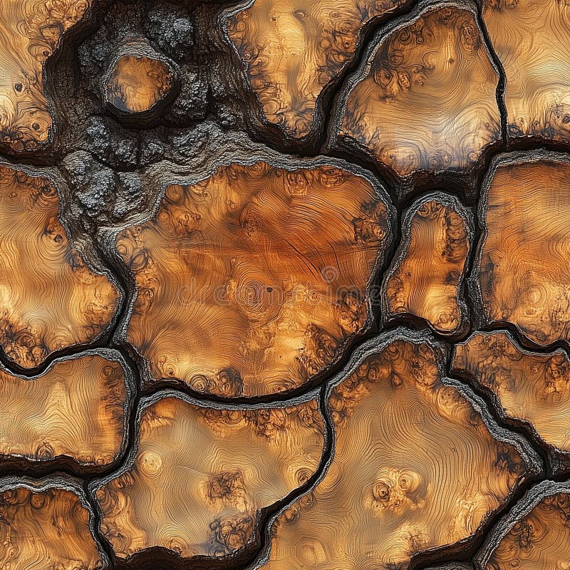 Organic and Handcrafted Wood Textures Stock Illustration - Illustration ...