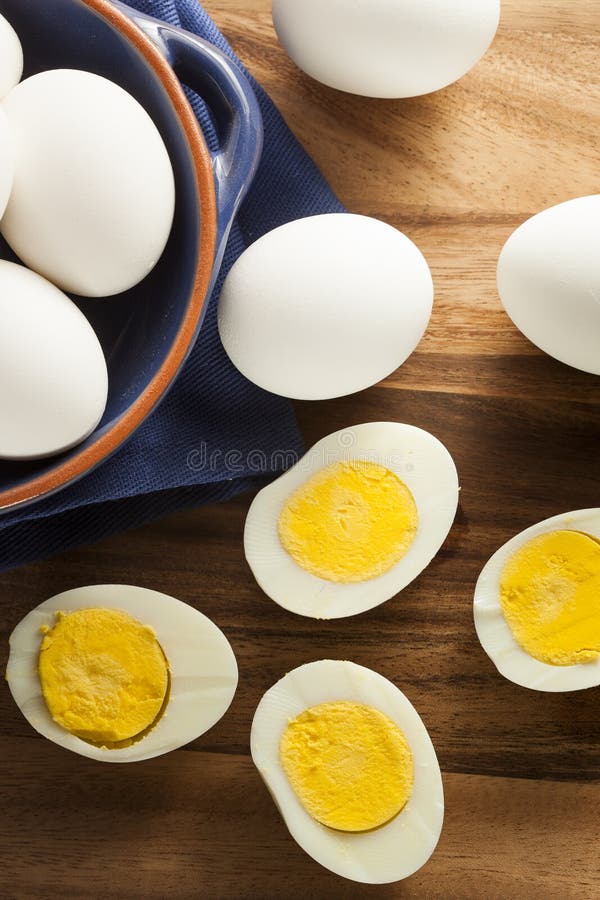 Organic Hard Boiled Eggs stock image. Image of ingredient - 38489515