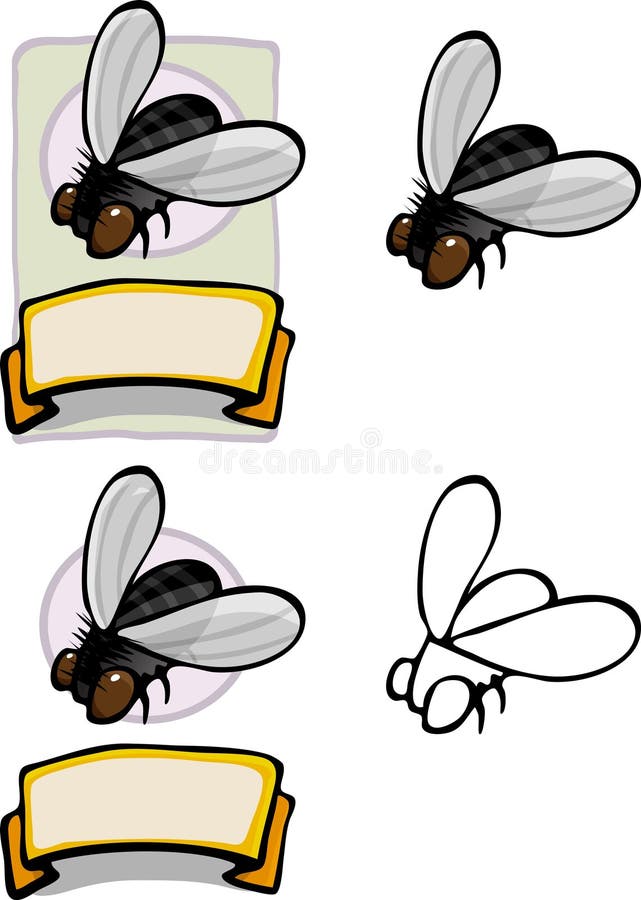 Organic Housefly Design stock vector. Illustration of element - 15198587