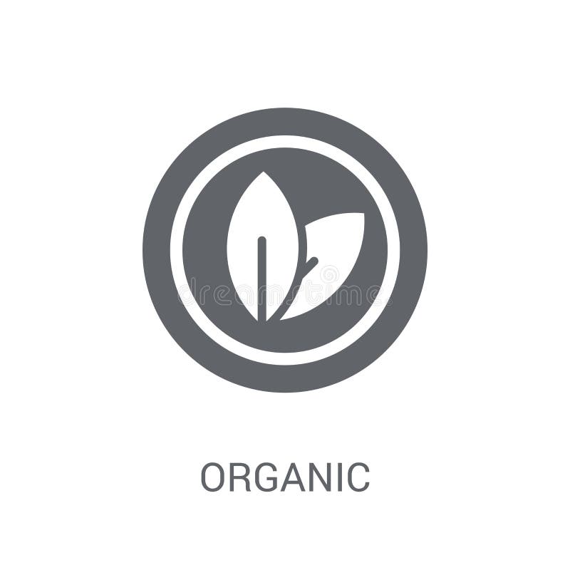 Organic Icon. Trendy Organic Logo Concept on White Background Fr Stock ...