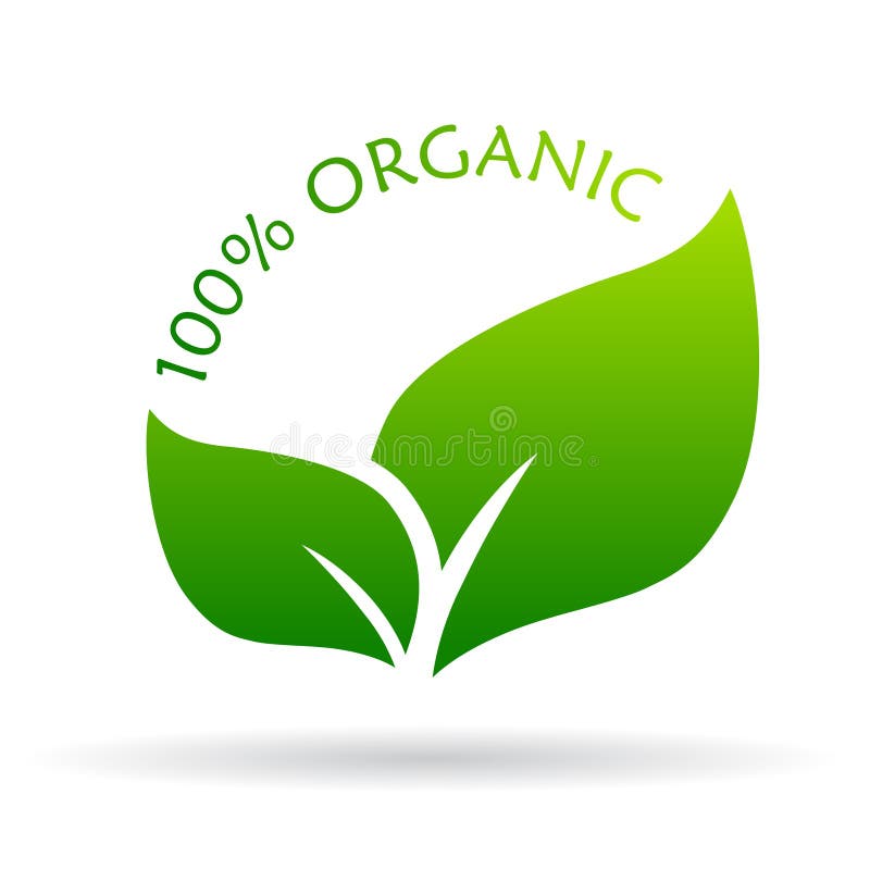 100 Organic Icon Stock Vector - Image: 46842933