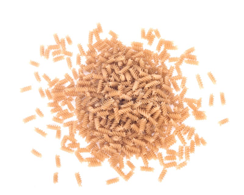 Organic italian rice pasta stock image. Image of fusilli - 76105665