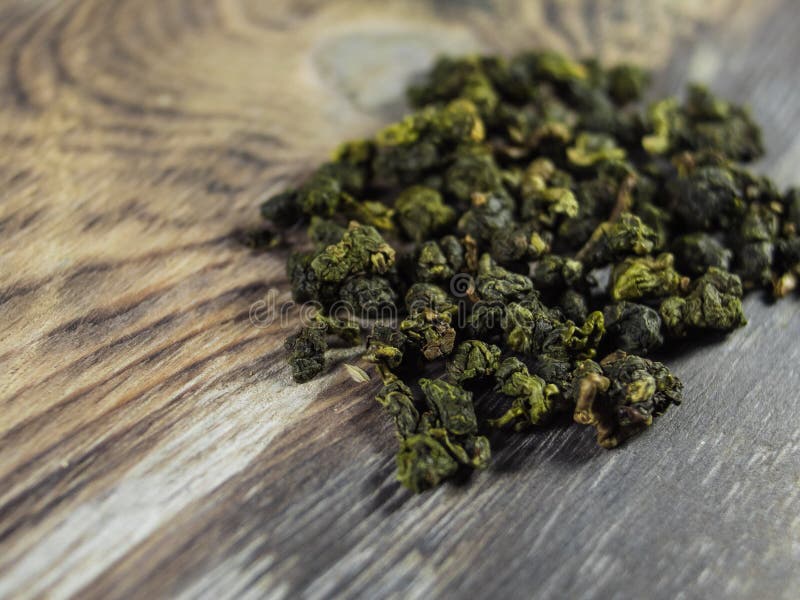 Organic Leaf Natural Tea on a Wodden Surface Stock Image - Image of ...