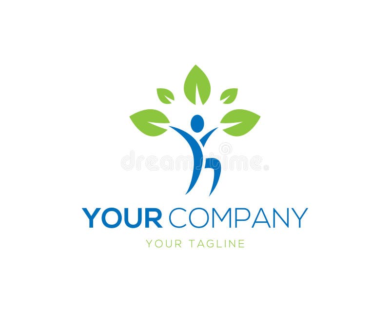 Organic Life Logo. Healthy Life Logo Design. Stock Vector ...