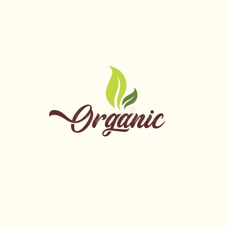 Organic Logo Design stock vector. Illustration of quality - 298782268