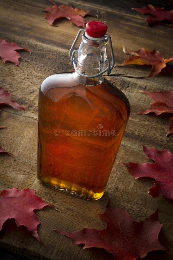 Canadian Maple Syrup Bottle Stock Image - Image of food, isolated: 40861477