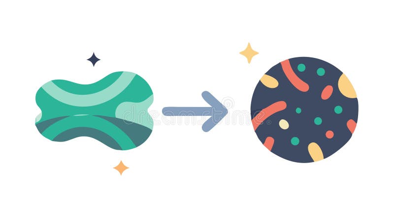 Organic Matter Transformation Process, Vector Design Generative AI ...