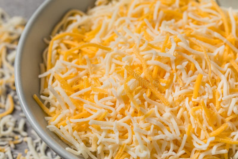 Organic Mexican Shredded Cheese Stock Photo - Image of yellow, mexican ...
