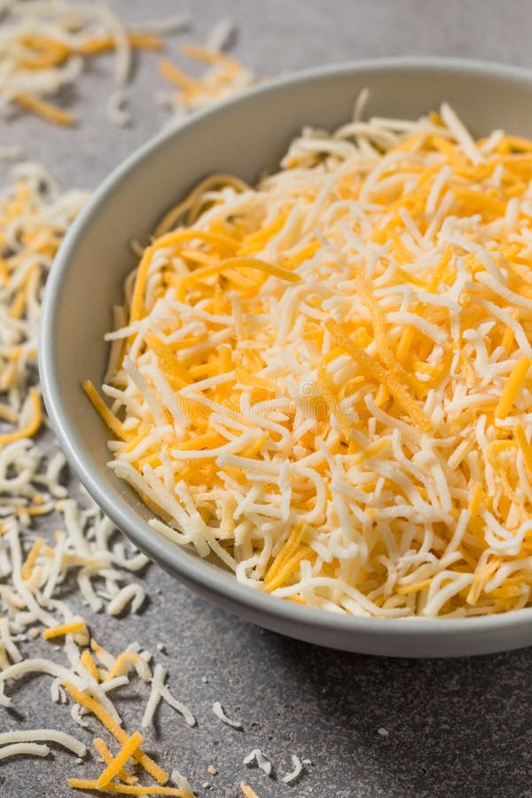 Organic Mexican Shredded Cheese Stock Photo - Image of shredded, food ...