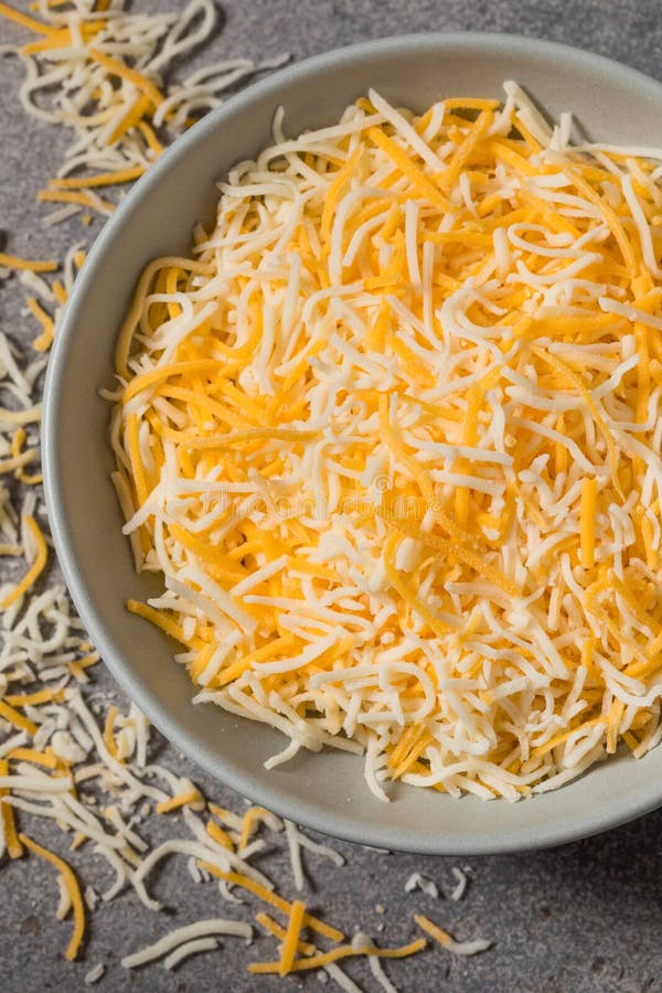 Organic Mexican Shredded Cheese Stock Photo - Image of gourmet ...
