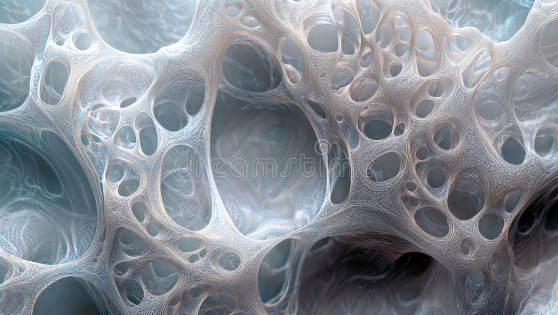 Organic Network: Abstract 3D Porous Tissue Structure, Generative Ai ...