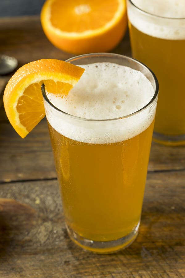 Organic Orange Citrus Craft Beer Stock Photo - Image of beers, beverage ...