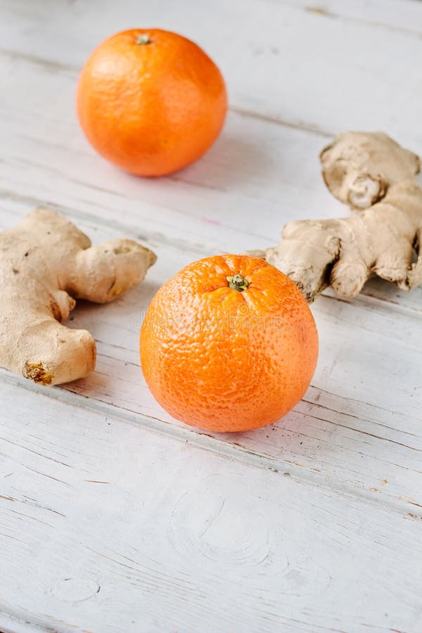 Organic Orange and Ginger Root Stock Image - Image of vegetarian, food ...