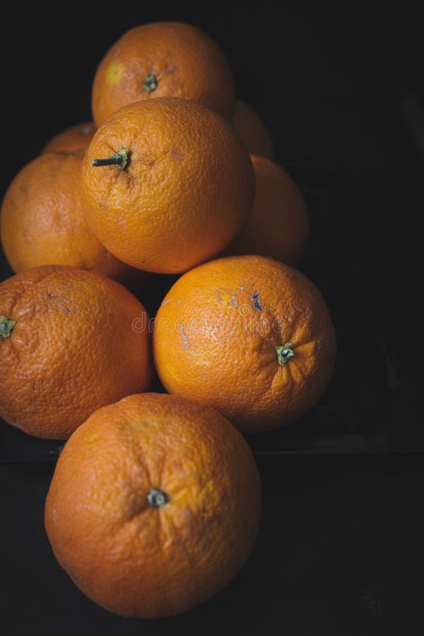 Organic Oranges from the Spanish Mediterranean Area. Stock Photo ...