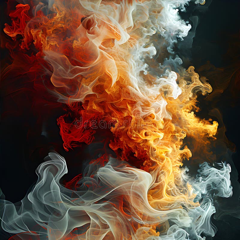 Organic Pattern Inspired by the Delicate Forms of Swirling Smoke Rising ...