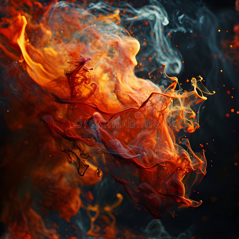 Organic Pattern Inspired by the Delicate Forms of Swirling Smoke Rising ...