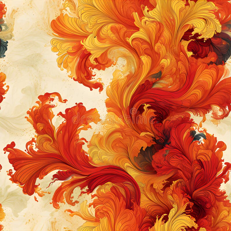 Organic Pattern Inspired by the Delicate Forms of Swirling Smoke Rising ...