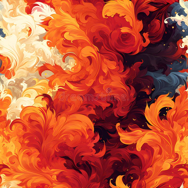 Organic Pattern Inspired by the Delicate Forms of Swirling Smoke Rising ...