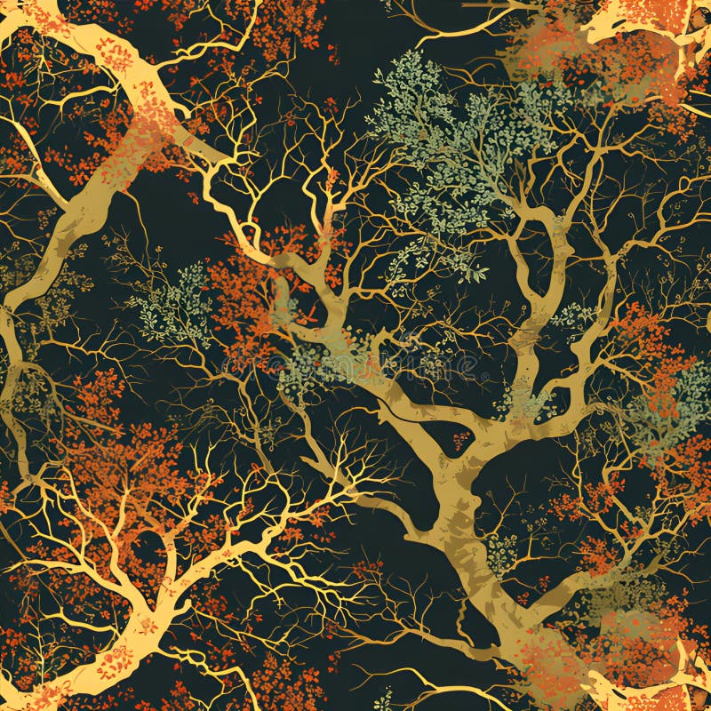 Organic Pattern Inspired by the Intricate Patterns Formed by the ...