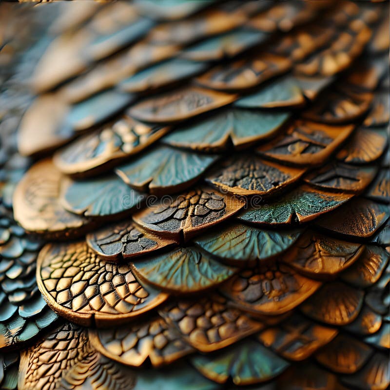 Organic Pattern Inspired by the Intricate Textures of a Pinecone S ...
