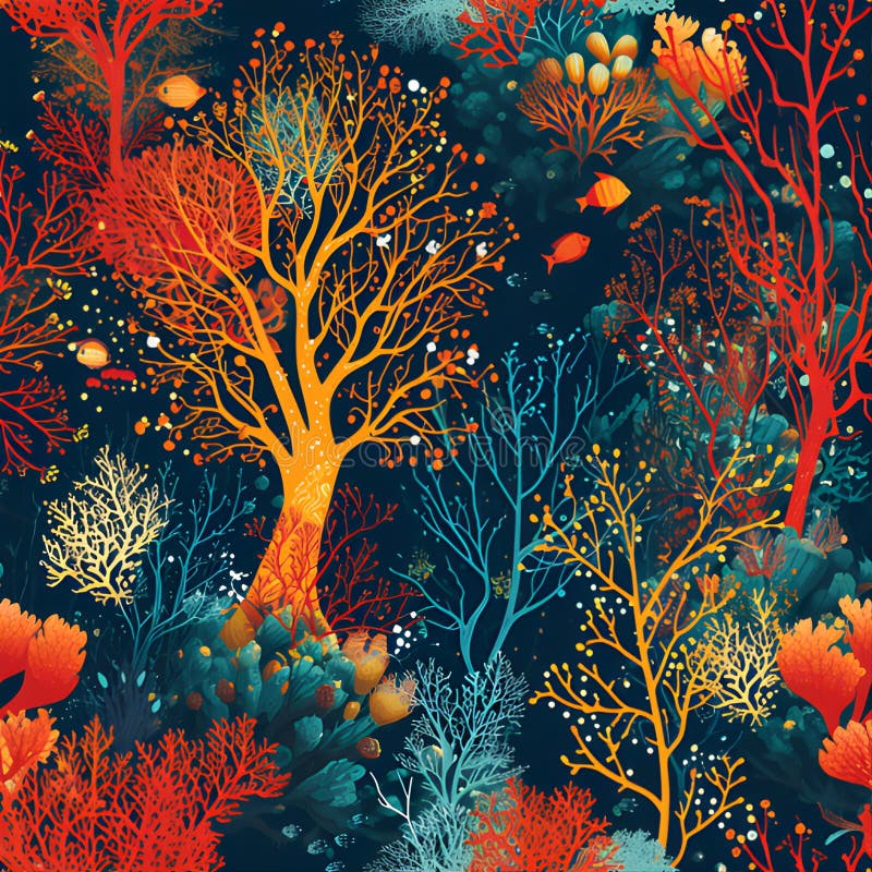 Organic Pattern that Mirrors the Delicate Forms of Underwater Coral ...