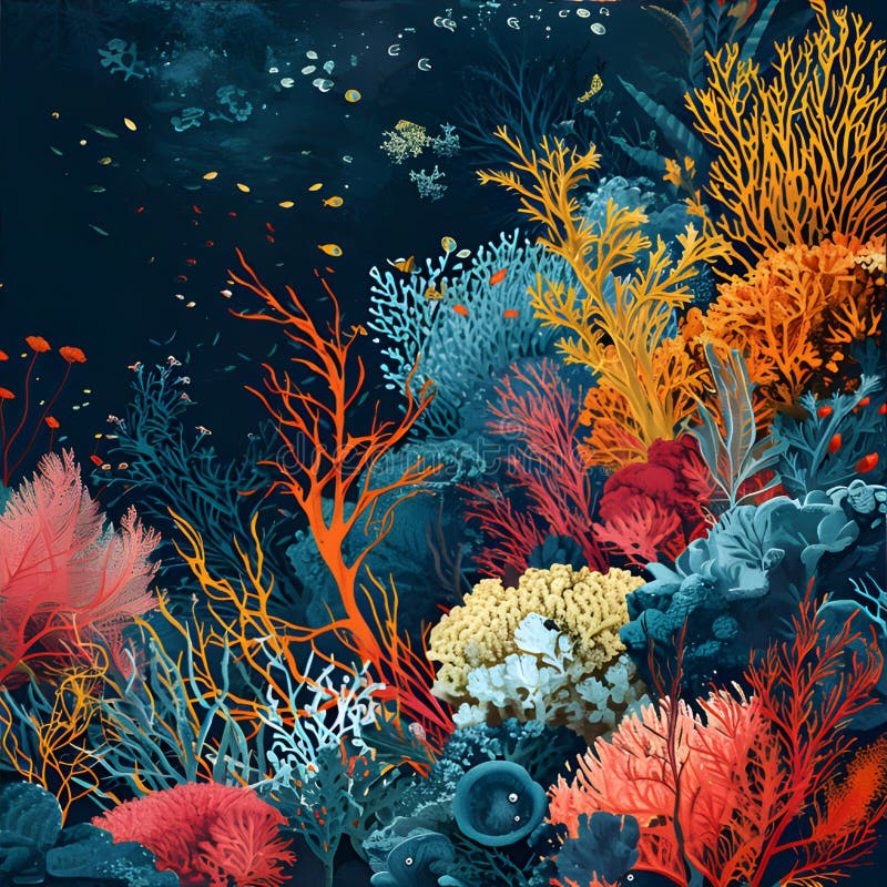 Organic Pattern that Mirrors the Delicate Forms of Underwater Coral ...