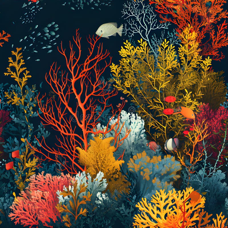 Organic Pattern that Mirrors the Delicate Forms of Underwater Coral ...