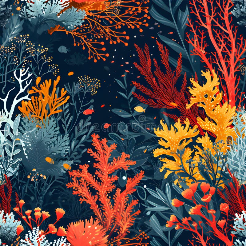 Organic Pattern that Mirrors the Delicate Forms of Underwater Coral ...