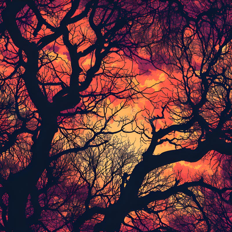 Organic Pattern that Pays Homage To the Intricate Tapestry of Tree ...