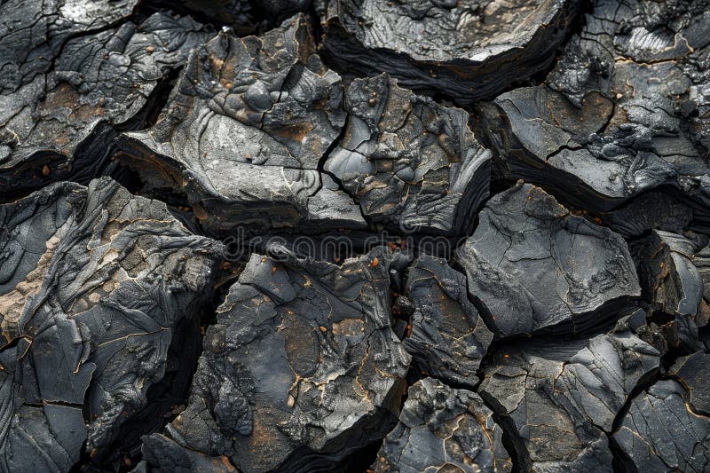 Organic Patterns on the Textured Surface of a Cracked Lava Field in ...