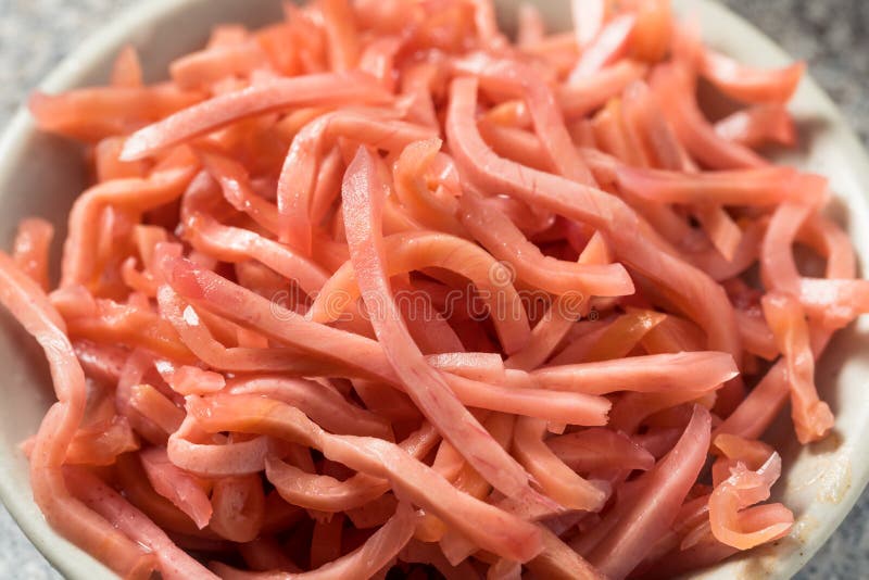 Organic Pink Pickled Ginger Stock Image - Image of spicy, japanese ...