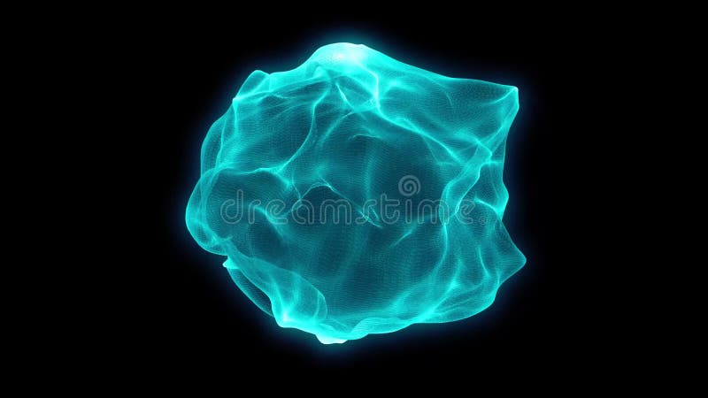 Organic Plasma Sphere Background Loop Stock Video - Video of concept ...